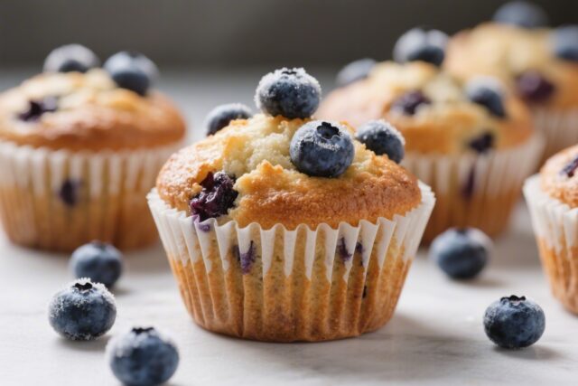 Blueberry Muffins Using Frozen Blueberries - Easy, Juicy, And Bakery ...
